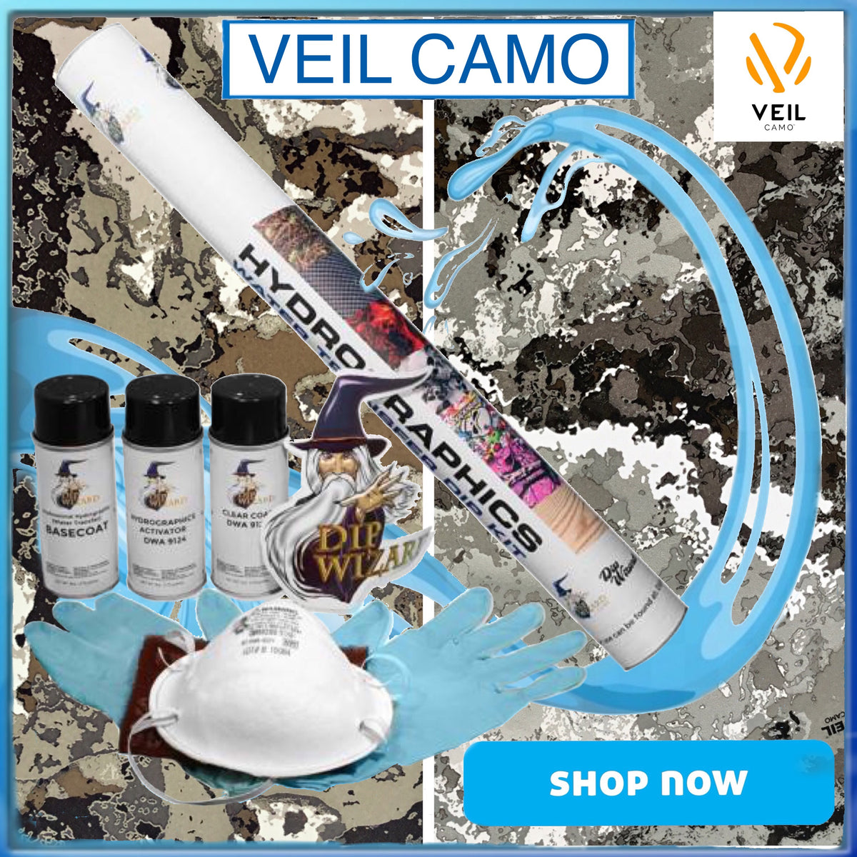 DIP WIZARD VEIL CAMO DIP KIT – Dip Pros