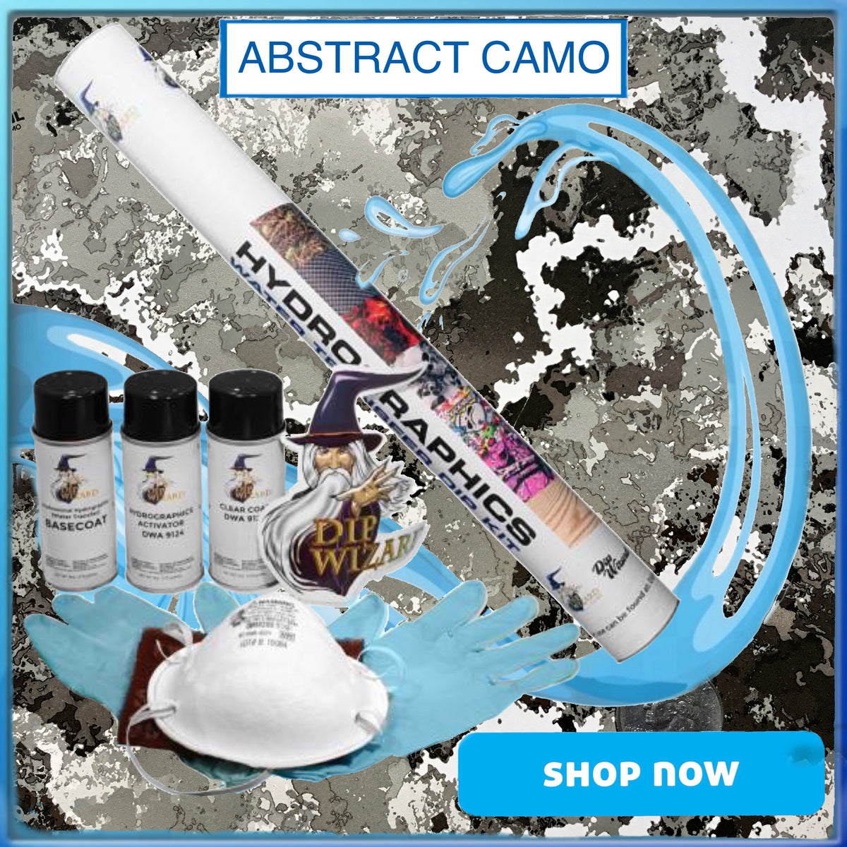 DIP WIZARD ABSTRACT CAMO DIP KITS – Dip Pros