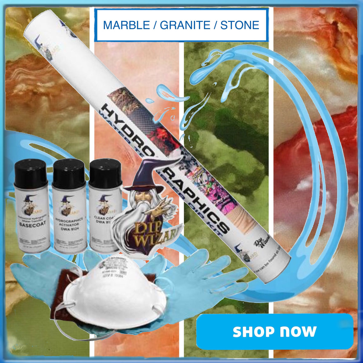 DIP WIZARD MARBLE/GRANITE/STONE DIP KITS – Dip Pros