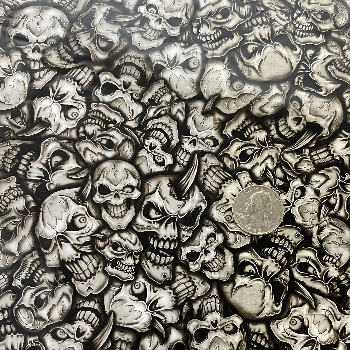 Insanity Skulls HYDROGRAPHIC FILM – Dip Pros