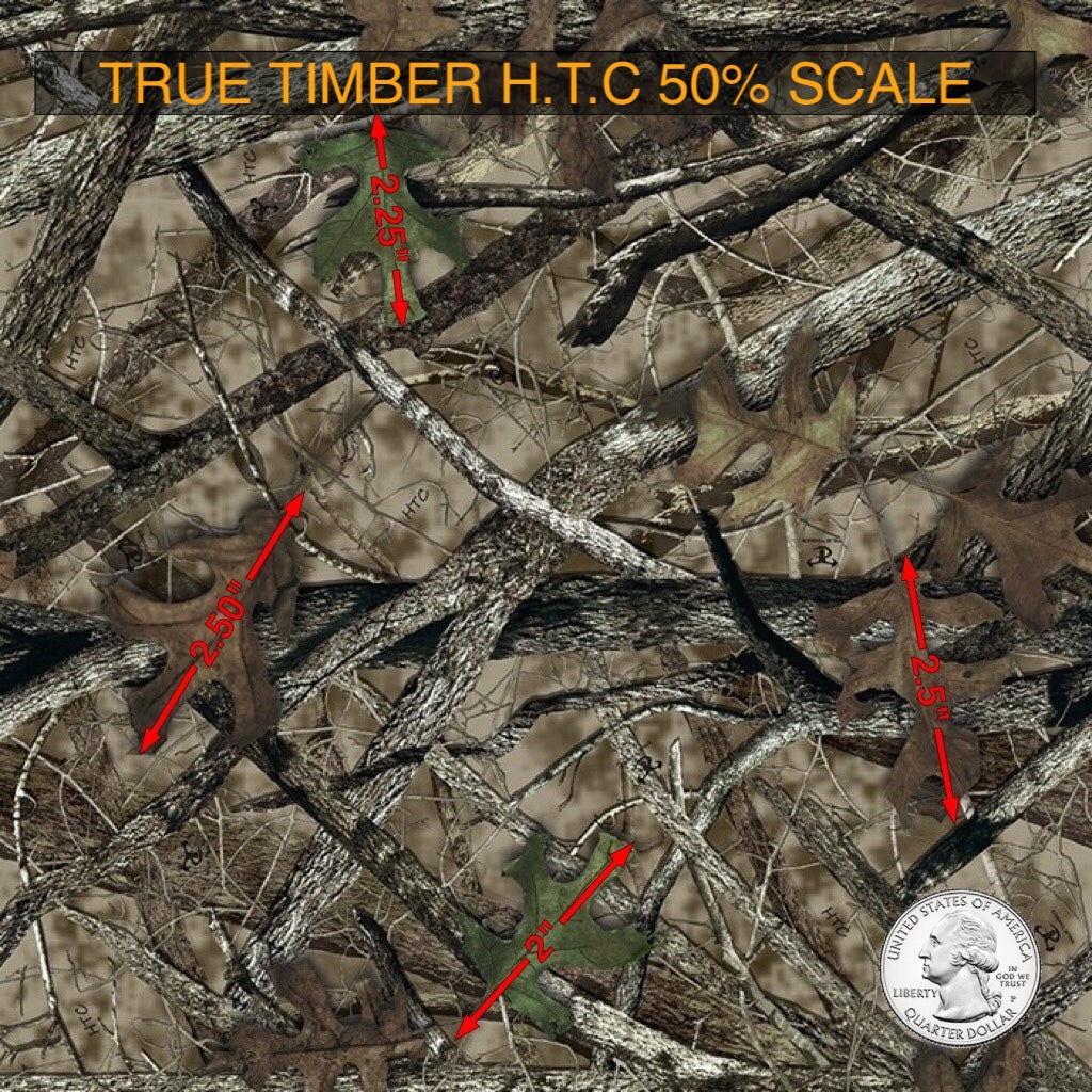 TRUE TIMBER H.T.C. 50% SCALE HYDROGRAPHIC FILM – Dip Pros