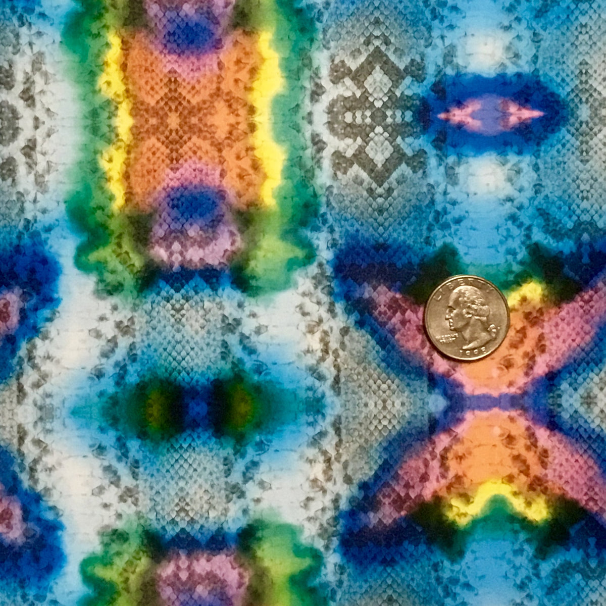 TYE DYE RAINBOW SNAKE SKIN HYDROGRAPHIC FILM – Dip Pros