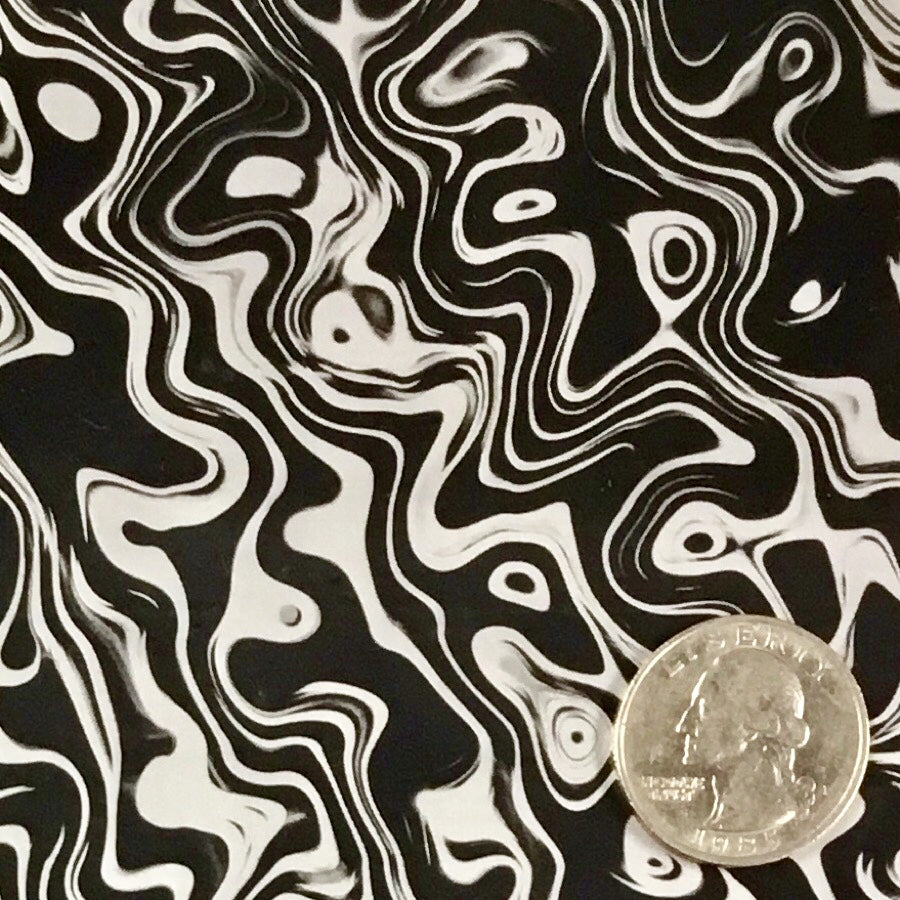 BLACK/SILVER METALLIC OIL SLICK HYDROGRAPHIC FILM – Dip Pros