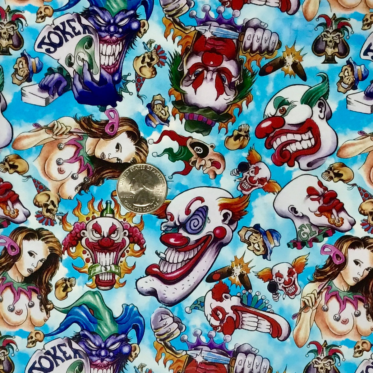 JOKER/TOPLESS GIRL HYDROGRAPHIC FILM – Dip Pros